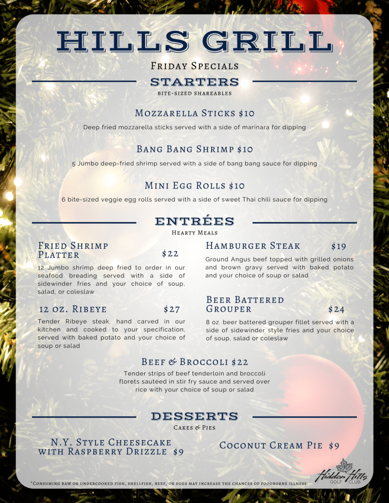 Hills Grill - Hidden Hills Golf Club